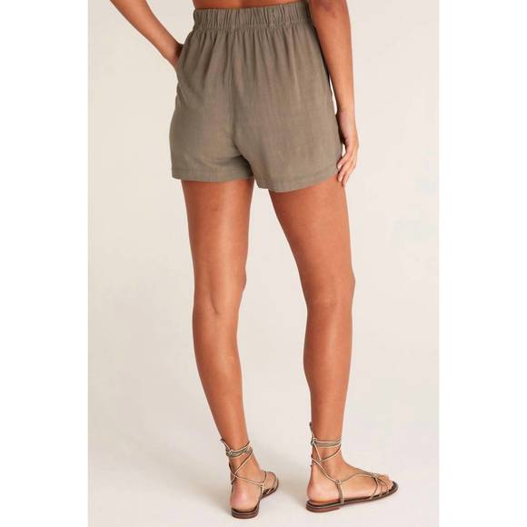 Z Supply | Shorts | New Z Supply Calista Short In Moss Grey | Poshmark